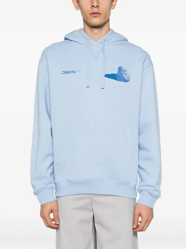 OBJECTS IV LIFE Boulder-print Cotton Hoodie