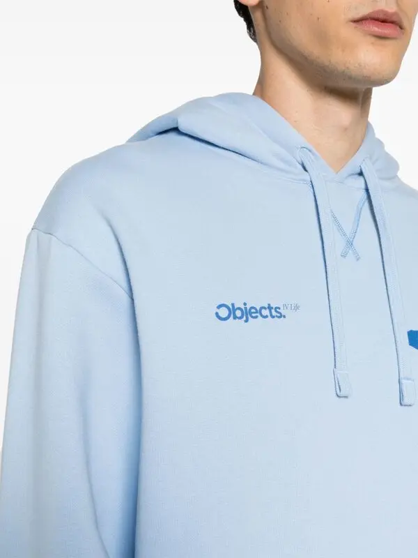 OBJECTS IV LIFE Boulder-print Cotton Hoodie