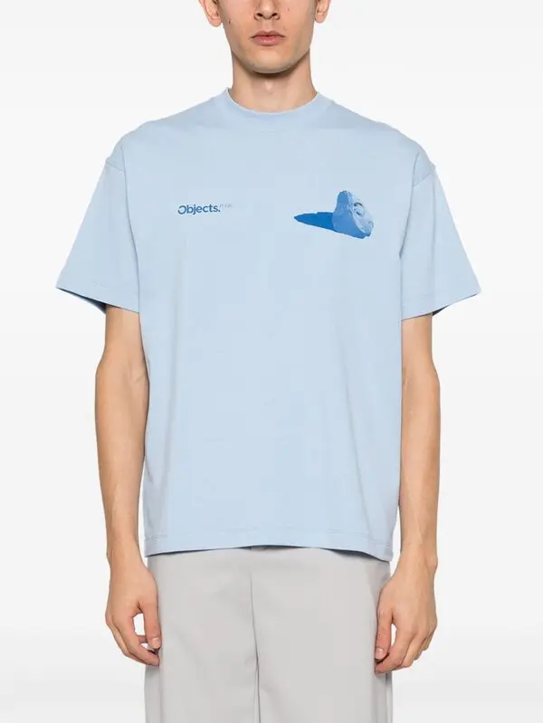 OBJECTS IV LIFE Boulder-print T-shirt