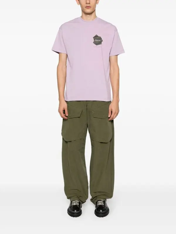 OBJECTS IV LIFE High-waist Cargo Trousers