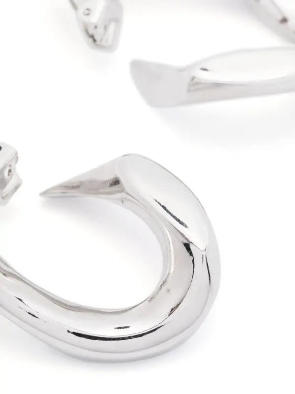 Annelise Michelson Broken Chains Clip-on Hoop Earrings