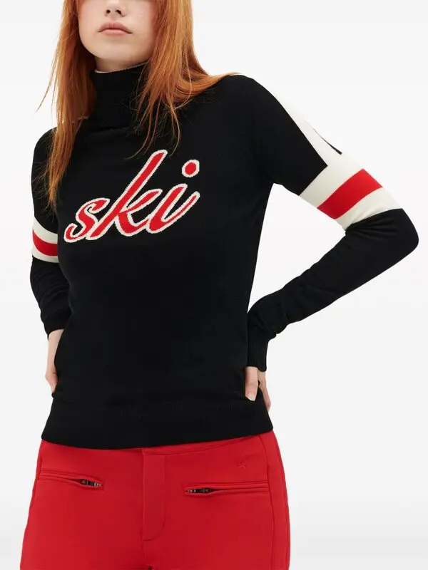 Perfect Moment Neve Wool Sweater - Black