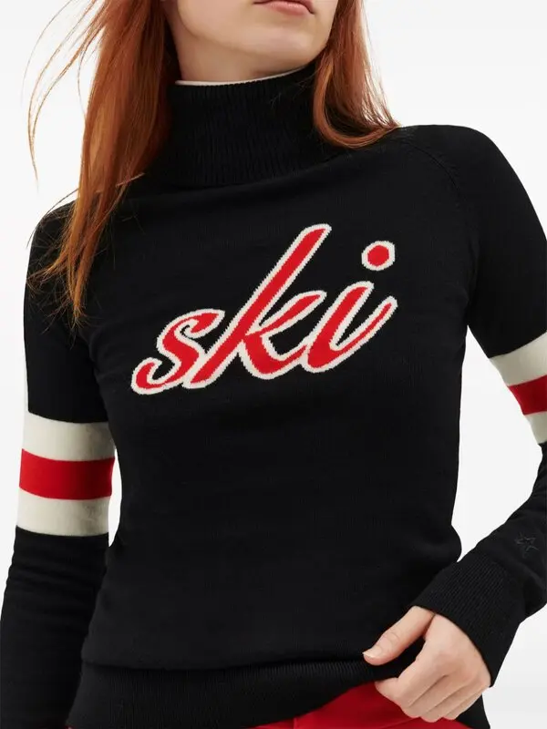 Perfect Moment Neve Wool Sweater - Black