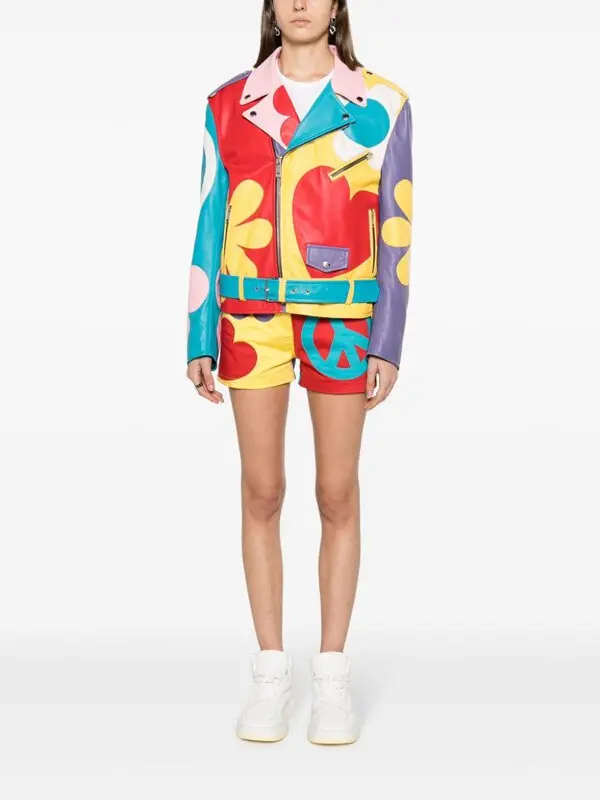 Moschino Colour-block Mini Shorts