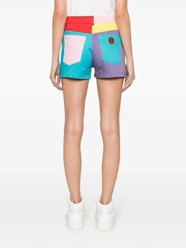 Moschino Colour-block Mini Shorts