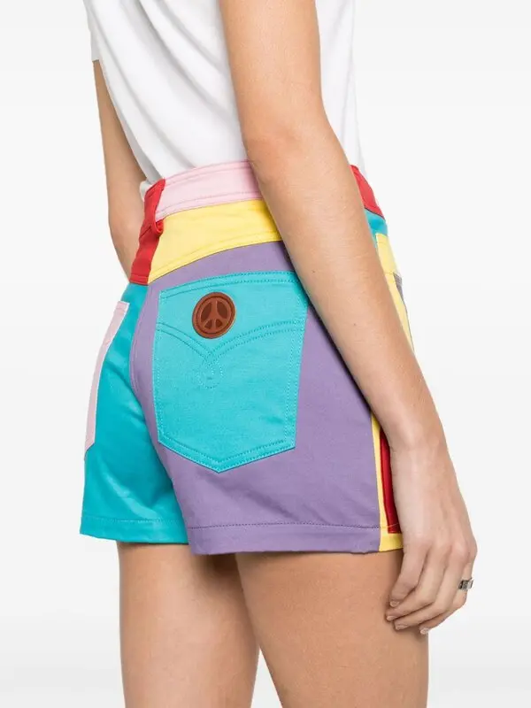 Moschino Colour-block Mini Shorts