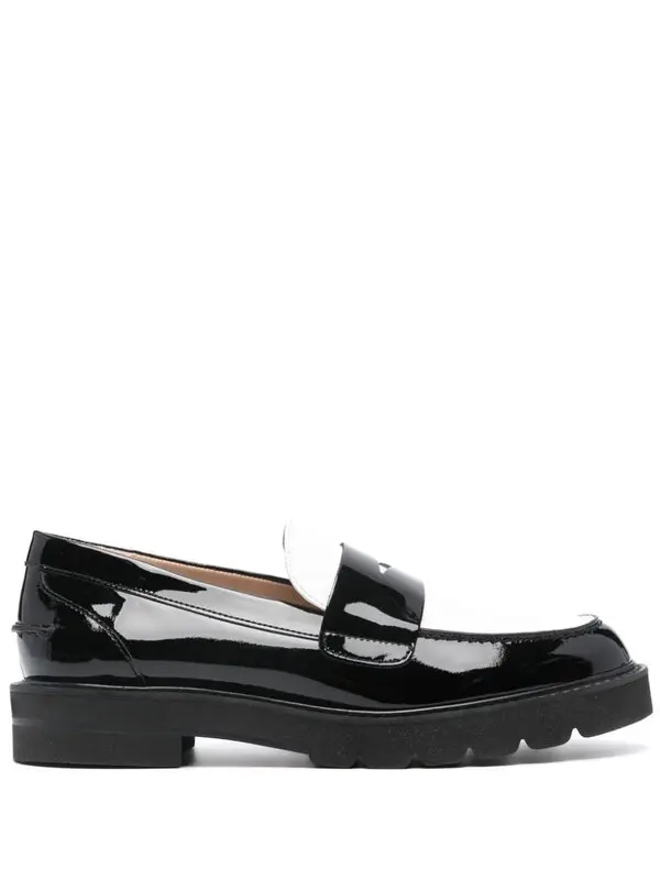 STUART WEITZMAN Palmer Leather Loafers
