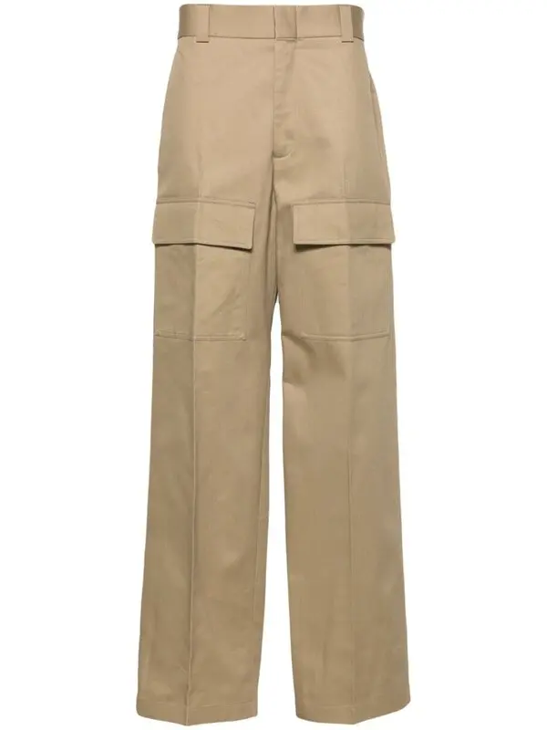 Gucci Wide-leg Cotton Cargo Trousers