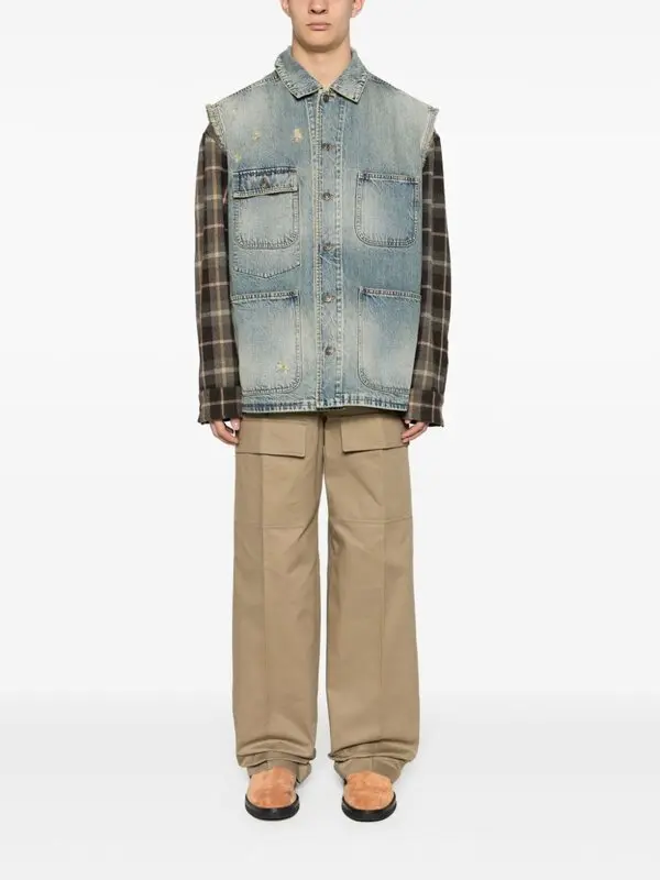 Gucci Wide-leg Cotton Cargo Trousers