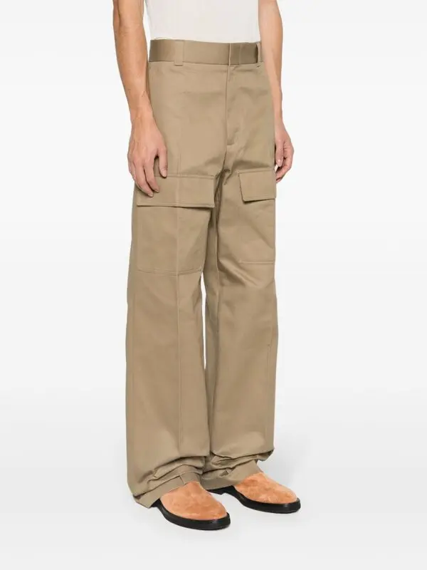 Gucci Wide-leg Cotton Cargo Trousers