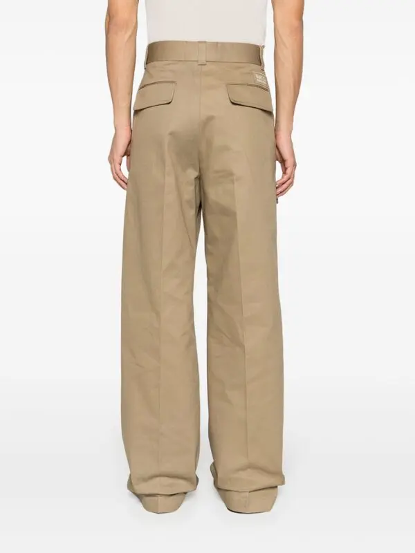 Gucci Wide-leg Cotton Cargo Trousers
