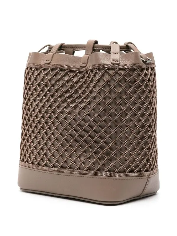 Brunello Cucinelli Monilli-chain Mesh Bucket Bag