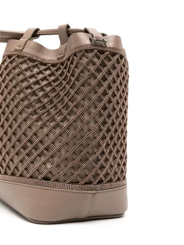 Brunello Cucinelli Monilli-chain Mesh Bucket Bag