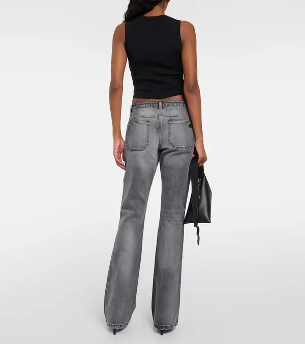 COURREGES Courrèges Low-rise Straight Jeans