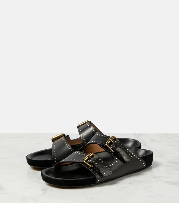 Isabel Marant Lennyo Leather Slides