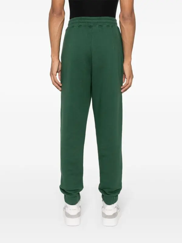 Maison Kitsuné Fox-appliqué Cotton Track Trousers