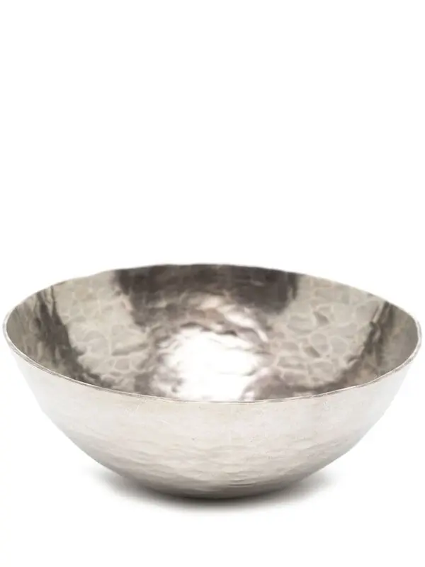 Werkstatt:München Hammered-effect Mini Bowl - Silver