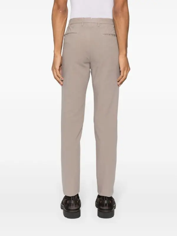 Incotex Light Grey Stretch-cotton Chinos - Neutrals