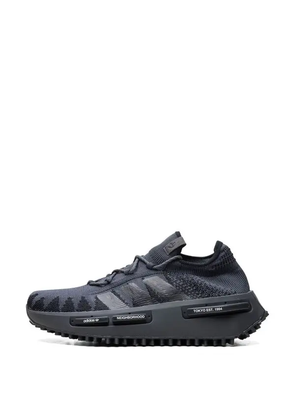 Adidas X Neighborhood Nmd S1 Core Sneakers In Black - 86% Off