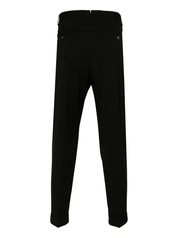 DELL'OGLIO Straight-leg Wool-blend Trousers