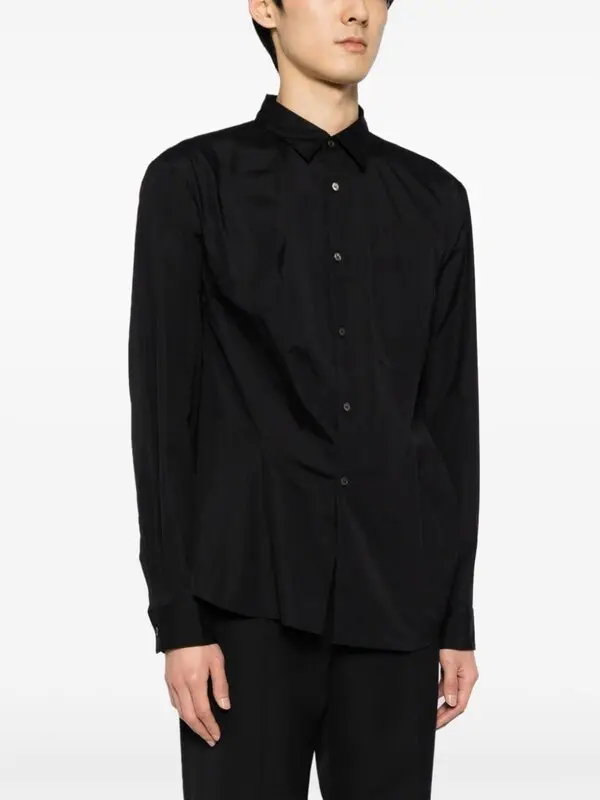 Comme Des Garçons Spread-collar Cotton Shirt