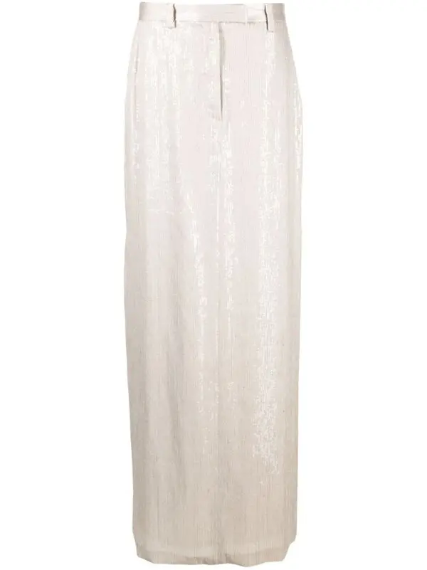 Brunello Cucinelli Sequin-embellished Maxi Skirt