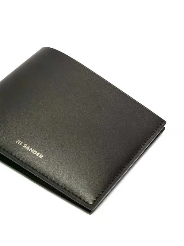 JIL SANDER Leather Bi-fold Wallet