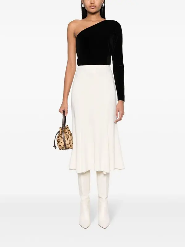 Polo Ralph Lauren One-shoulder Velvet Top
