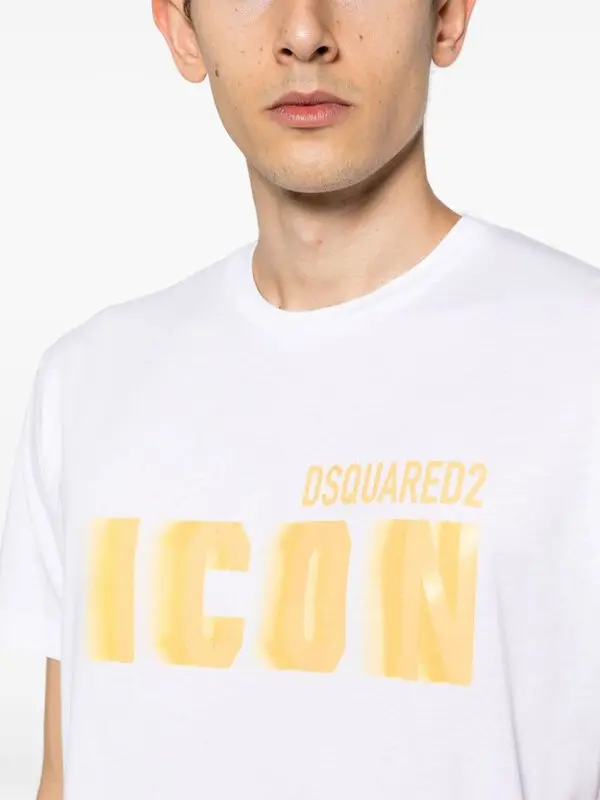 Dsquared2 Icon Blur-print Cotton T-shirt