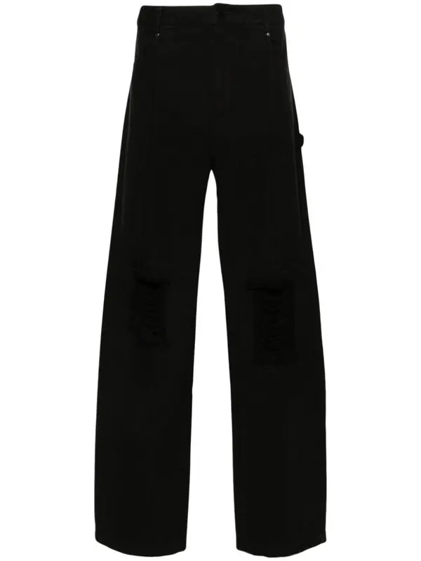 HAN KJØBENHAVN Straight-leg Ripped Jeans
