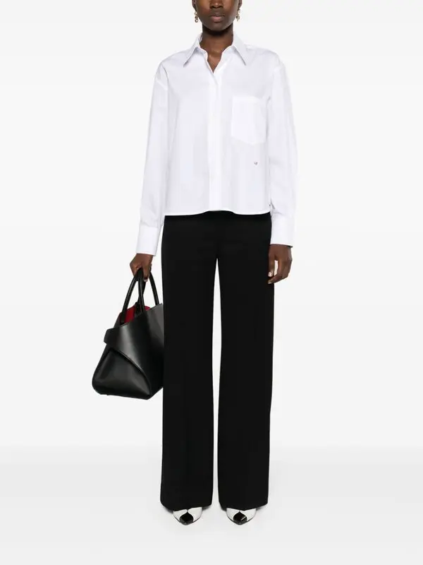 Victoria Beckham Alina Flared Trousers - Black