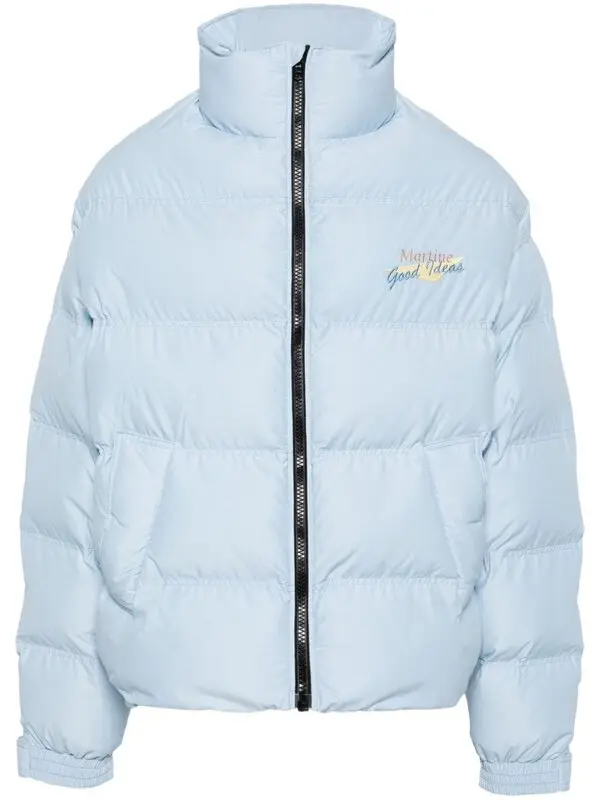 Martine Rose Logo-embroidered Padded Jacket