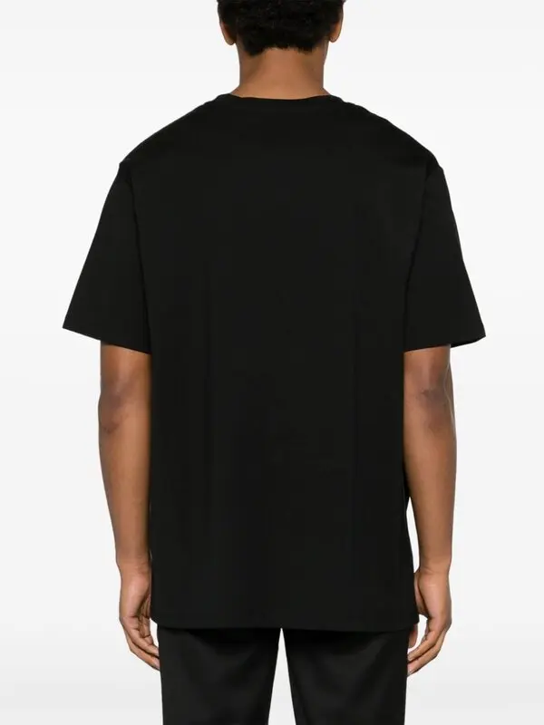 Balmain Flocked-logo Cotton T-shirt