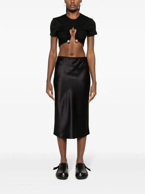 JOSEPH Silk Midi Skirt