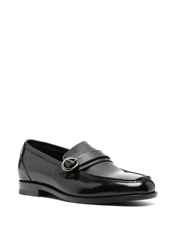 Tagliatore Buckled Leather Loafers