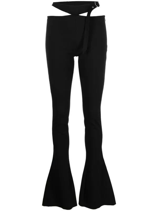 Attico Cut-out Flared Trousers