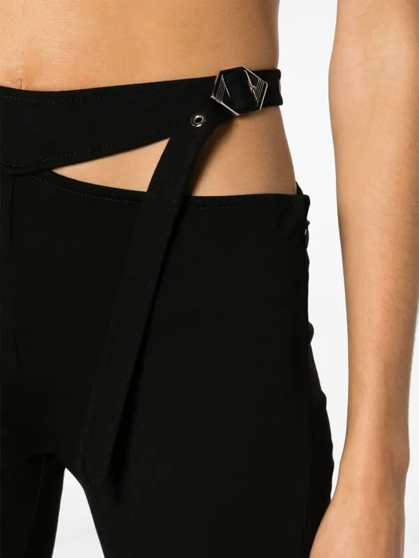Attico Cut-out Flared Trousers