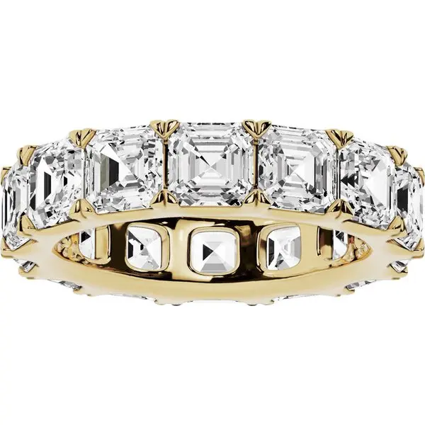 JENNIFER FISHER 18k Gold Lab Created Diamond Eternity Ring - 18k Yellow Gold