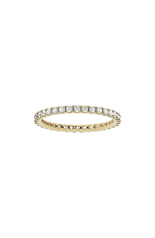 JENNIFER FISHER 18k Gold Lab Created Diamond Eternity Ring 0.68 Ctw - 18k Yellow Gold