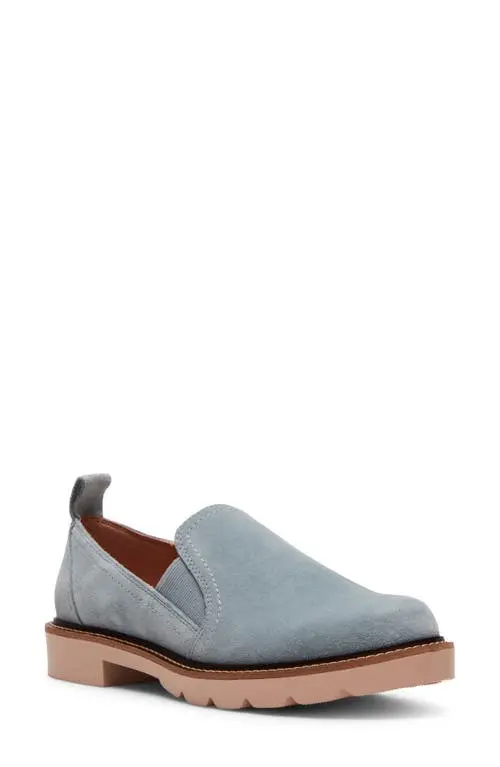 Blondo Phoebe Waterproof Leather Loafer - Blue Suede