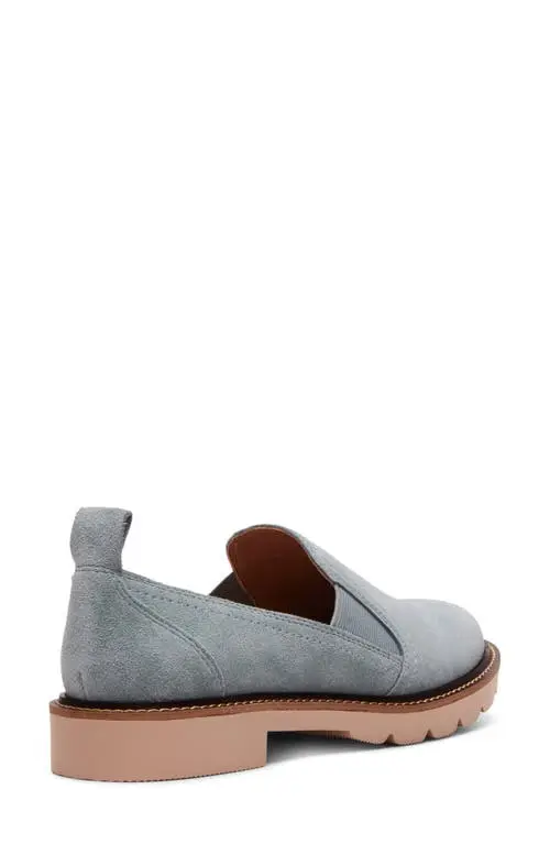 Blondo Phoebe Waterproof Leather Loafer - Blue Suede