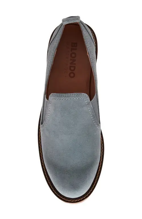 Blondo Phoebe Waterproof Leather Loafer - Blue Suede