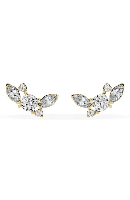 JENNIFER FISHER 18k Gold 1.73 Ctw Lab-created Diamond Stud Earrings - 18k Yellow Gold