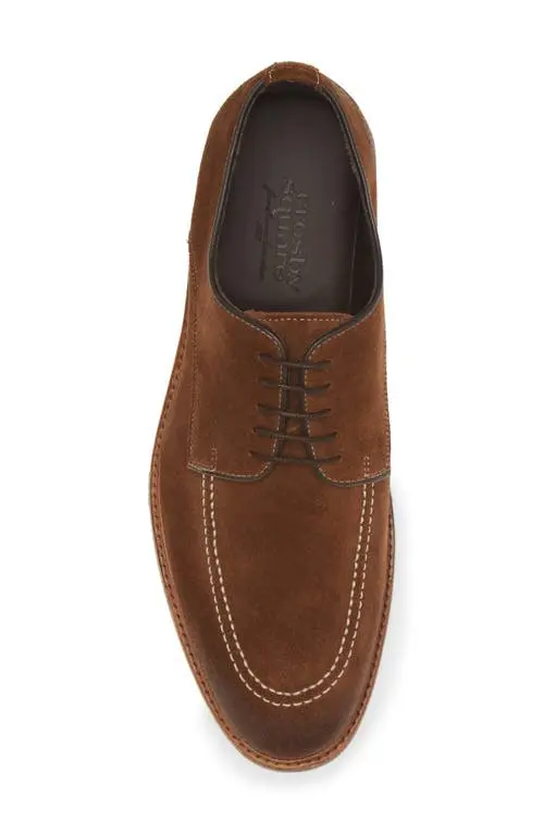 Crosby Square Croft Apron Toe Derby In Cigar Suede - 51% Off  display picture 2