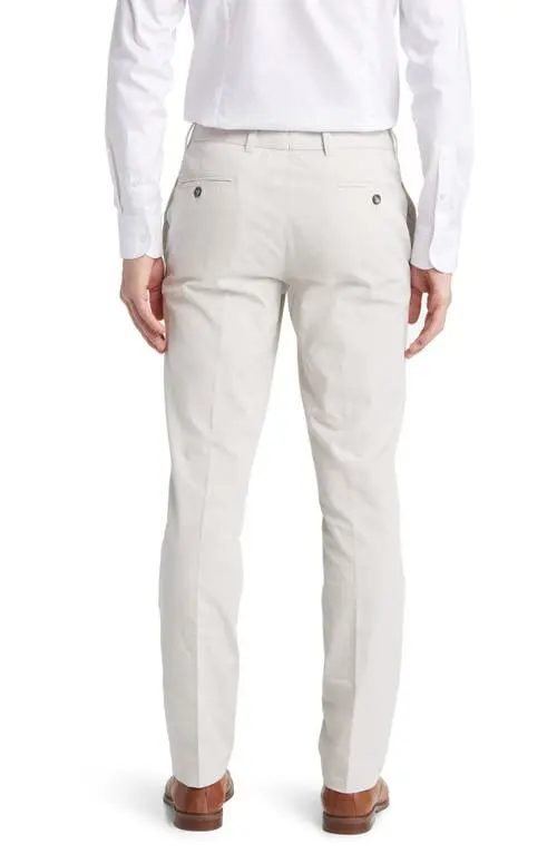 Berle Trim Fit Cotton Poplin Dress Pants