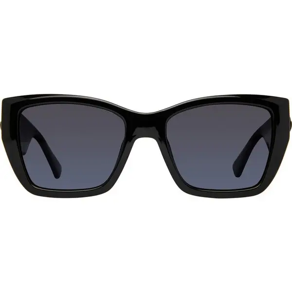 Kurt Geiger Kensington Rectangular Sunglasses - Black/gray Gradient