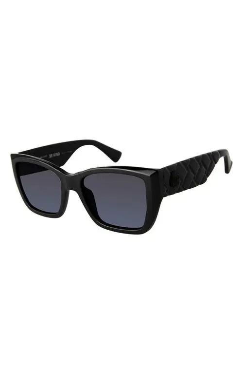 Kurt Geiger Kensington Rectangular Sunglasses - Black/gray Gradient