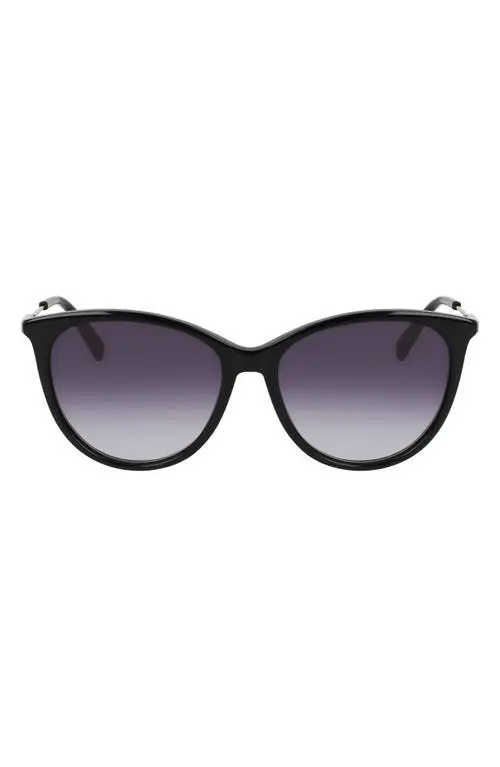 Longchamp 55mm Gradient Sunglasses - Black