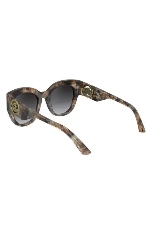Longchamp 55mm Butterfly Sunglasses - Marble Brown Beige