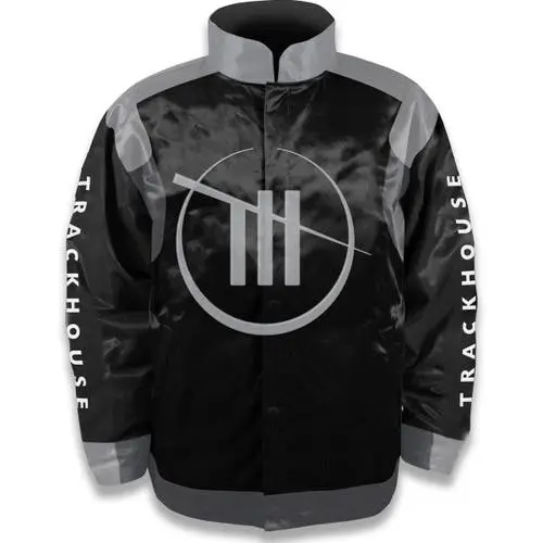 TRACKHOUSE RACING TEAM COLLECTION Trackhouse Racing Nylon Uniform Full-snap Jacket